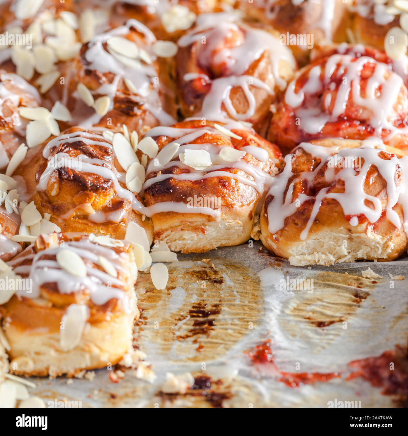 Homemade sweet buns - better than from bakery Stock Photo - Alamy