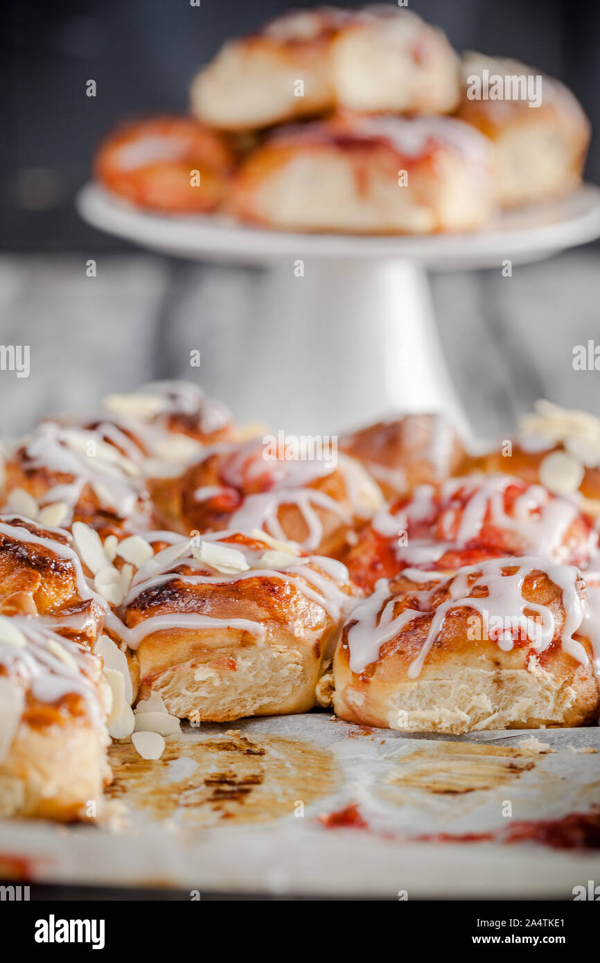 Homemade sweet buns - better than from bakery Stock Photo - Alamy