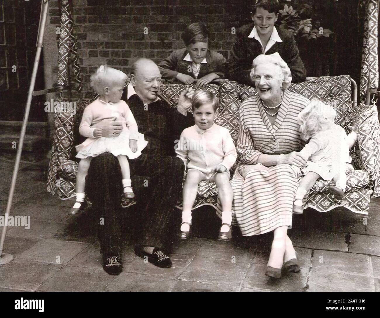 The children of winston churchill hi-res stock photography and images ...