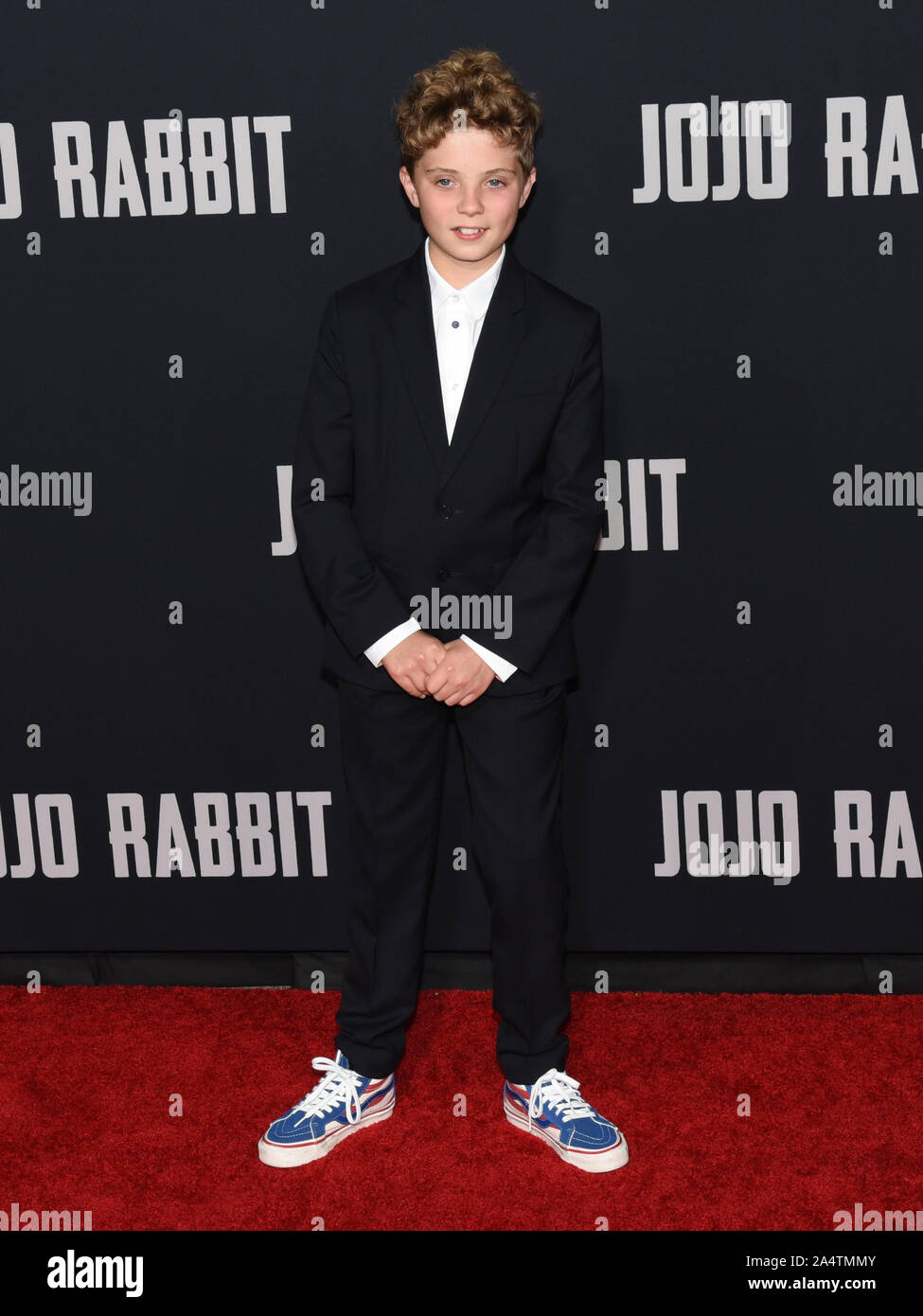 October 15, 2019, Hollywood, California, USA: Roman Griffin Davis ...