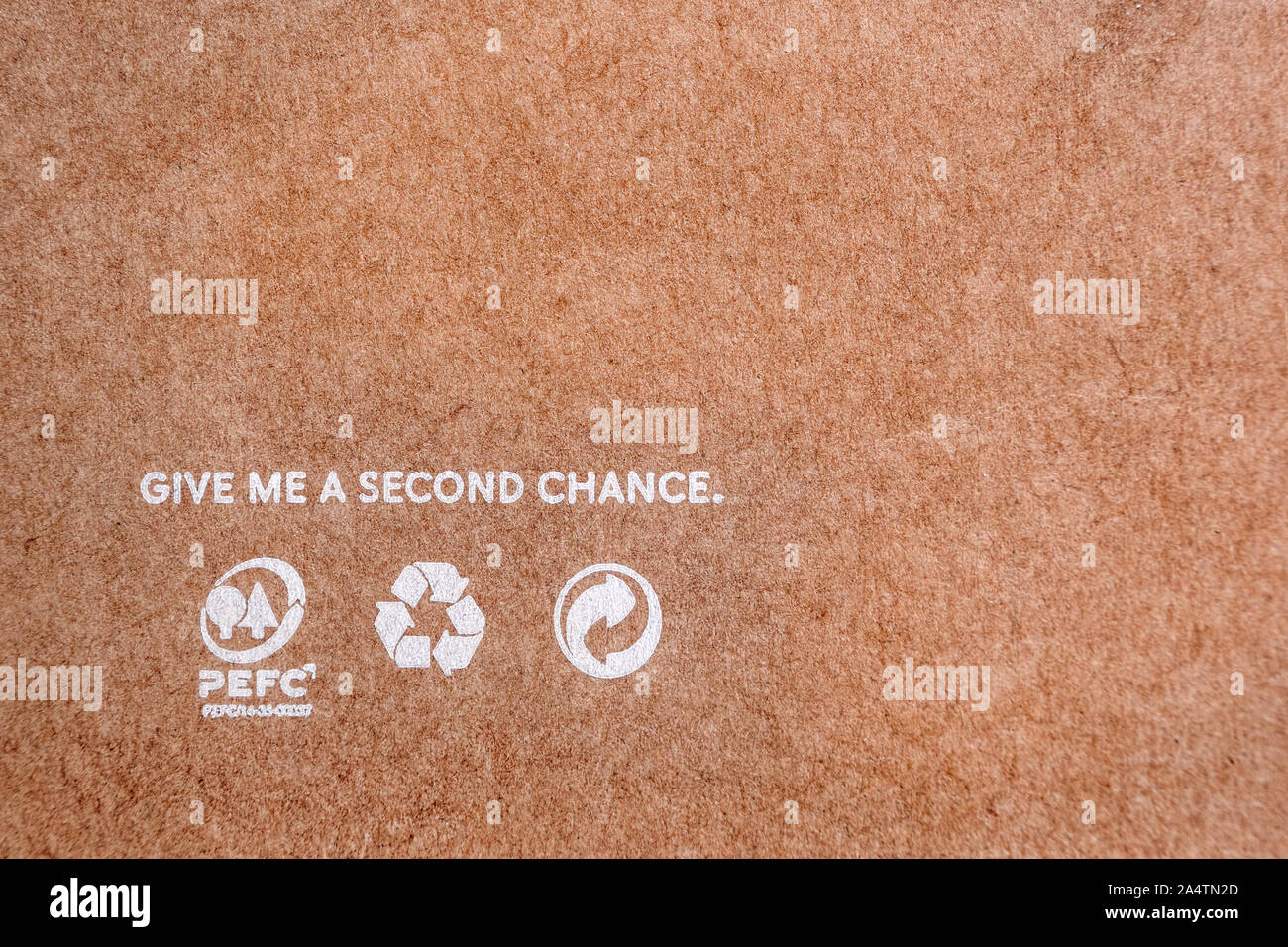 Reuse background. Words on craft paper. Recycle icons on brown paper ...