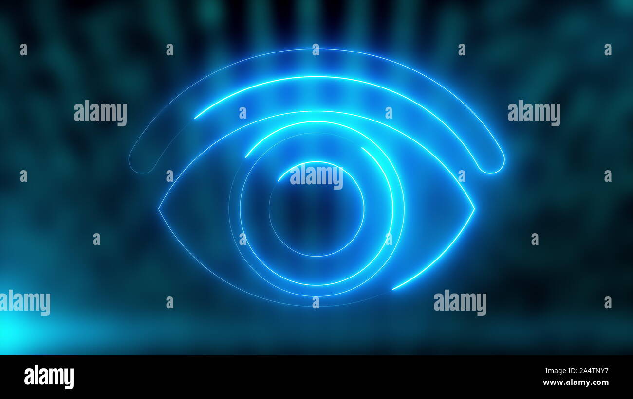 3d rendering technology and internet animation icons. Computer ...