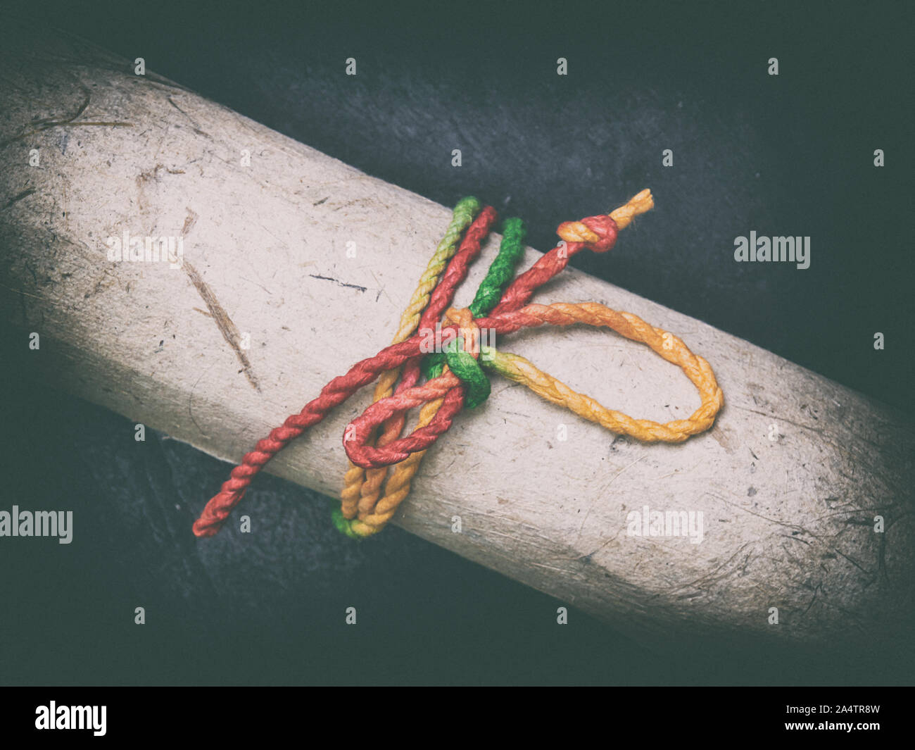 old rolled paper (Vintage Style Stock Photo - Alamy