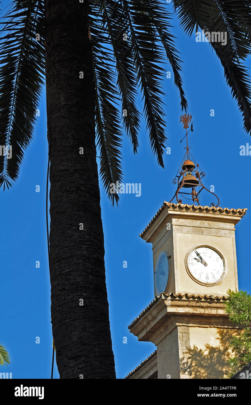 Clock tower, Palma, Majorca Stock Photo - Alamy