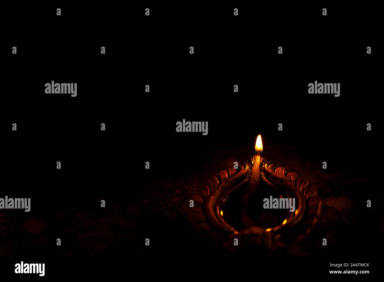 Burning diya hi-res stock photography and images - Alamy