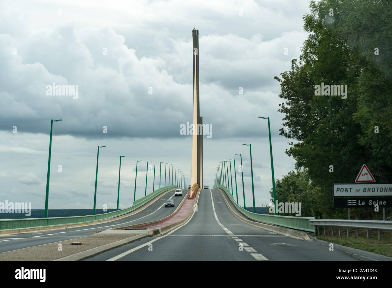 Caudebec-en-Caux, Seine-Maritime / France - 13 August 2019: cars and ...