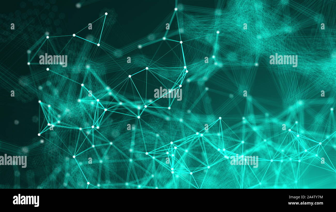 Abstract connection dots. Technology background. Network concept Stock ...