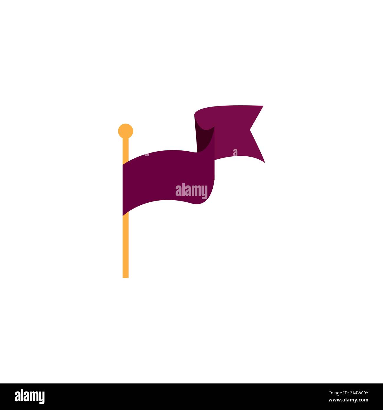 Curved pole Stock Vector Images - Alamy