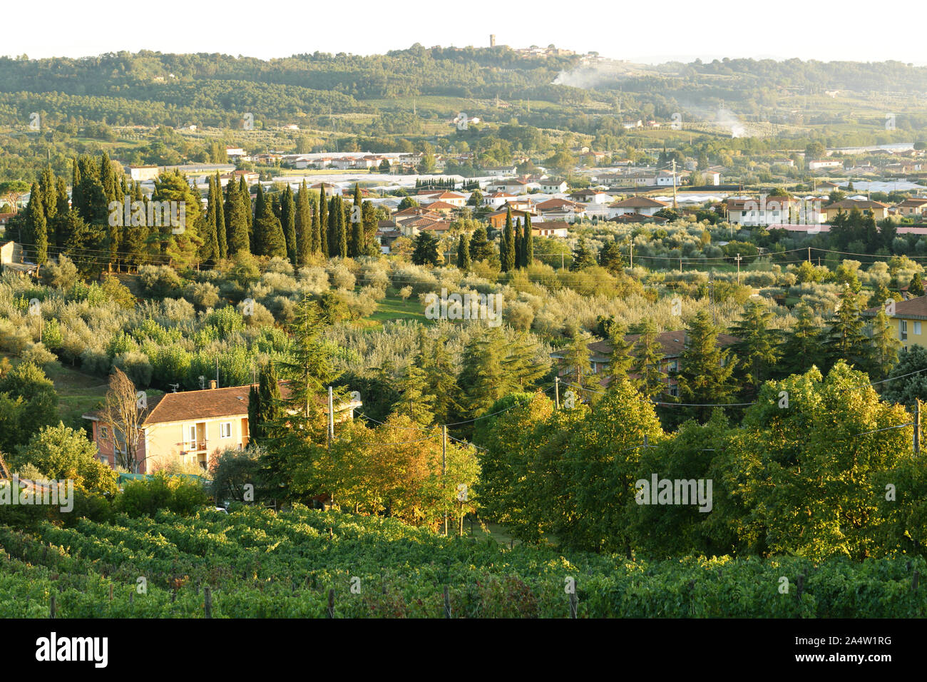 Italian landscapes, architecture and gardens beautiful views Stock ...
