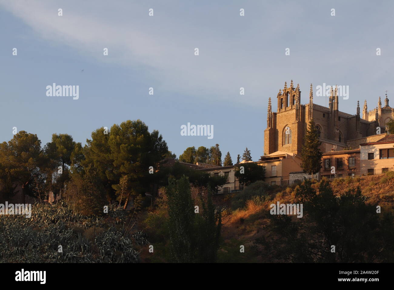 Medieval church in Spain Stock Photo - Alamy