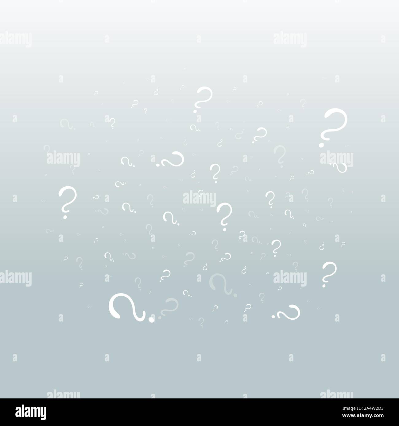 Question signs colorful vector illustration, problem and priority ...