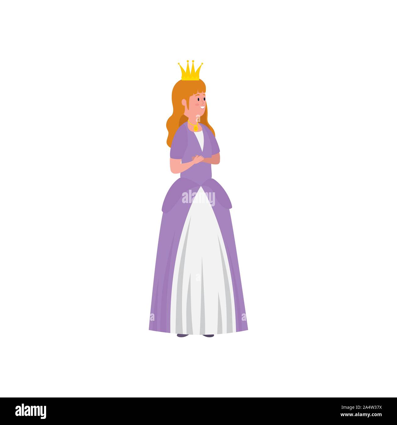 beautiful princess fairytale avatar character Stock Vector Image & Art ...