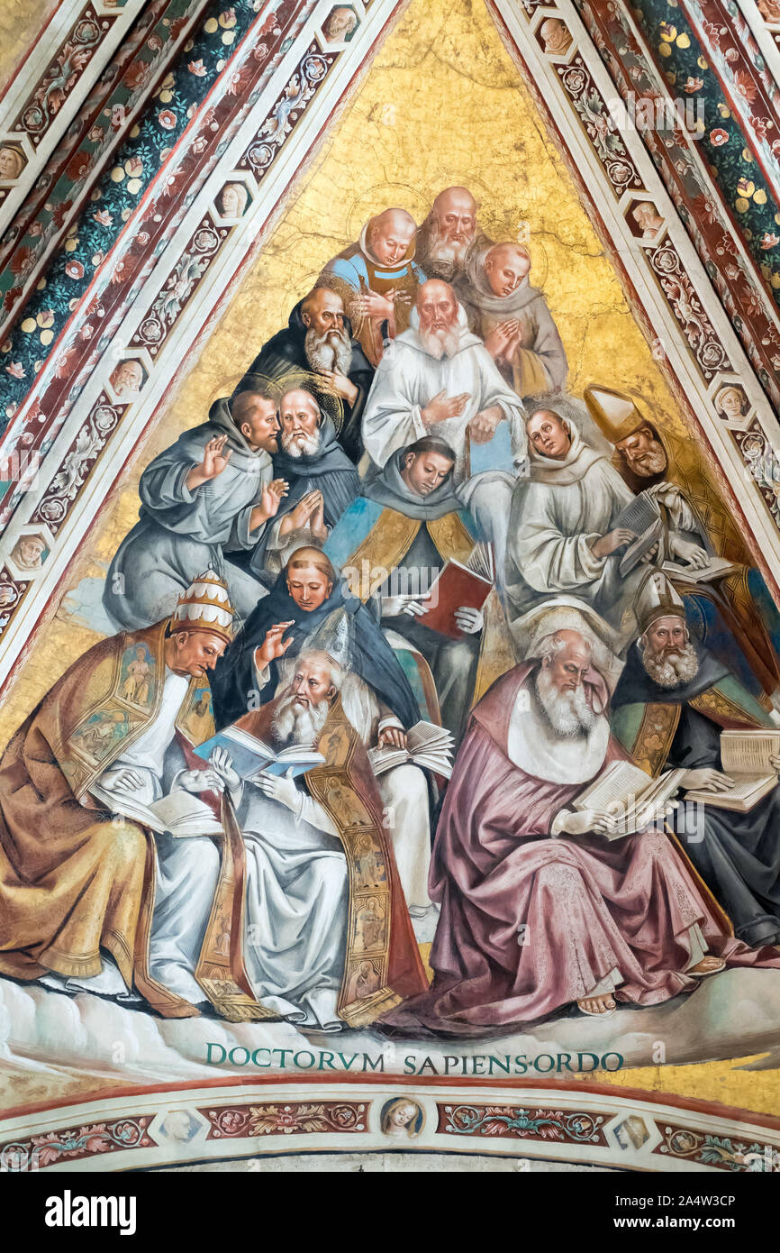 Early Renaissance Chapel of the Madonna di San Brizio of Italian Gothic ...