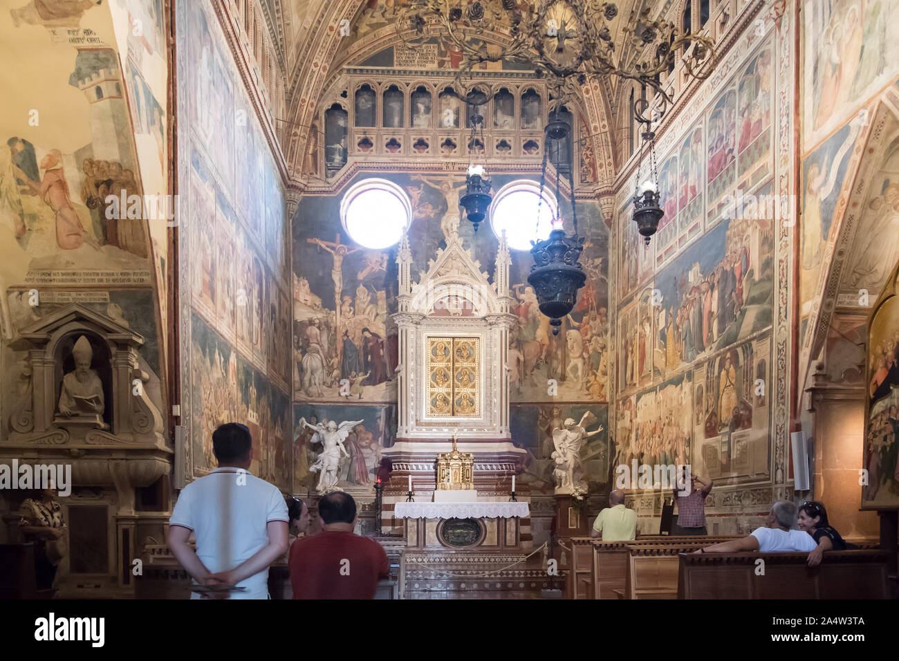 Gothic Cappella del Corporale (Chapel of the Corporal) of Italian ...