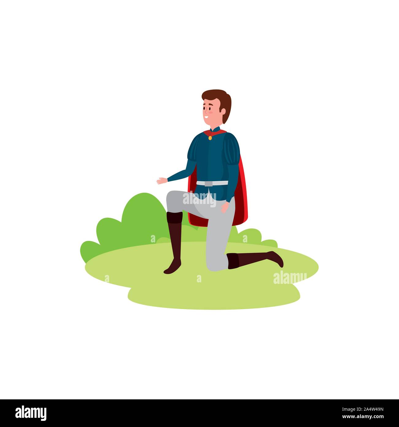 Prince charming costume Stock Vector Images - Alamy