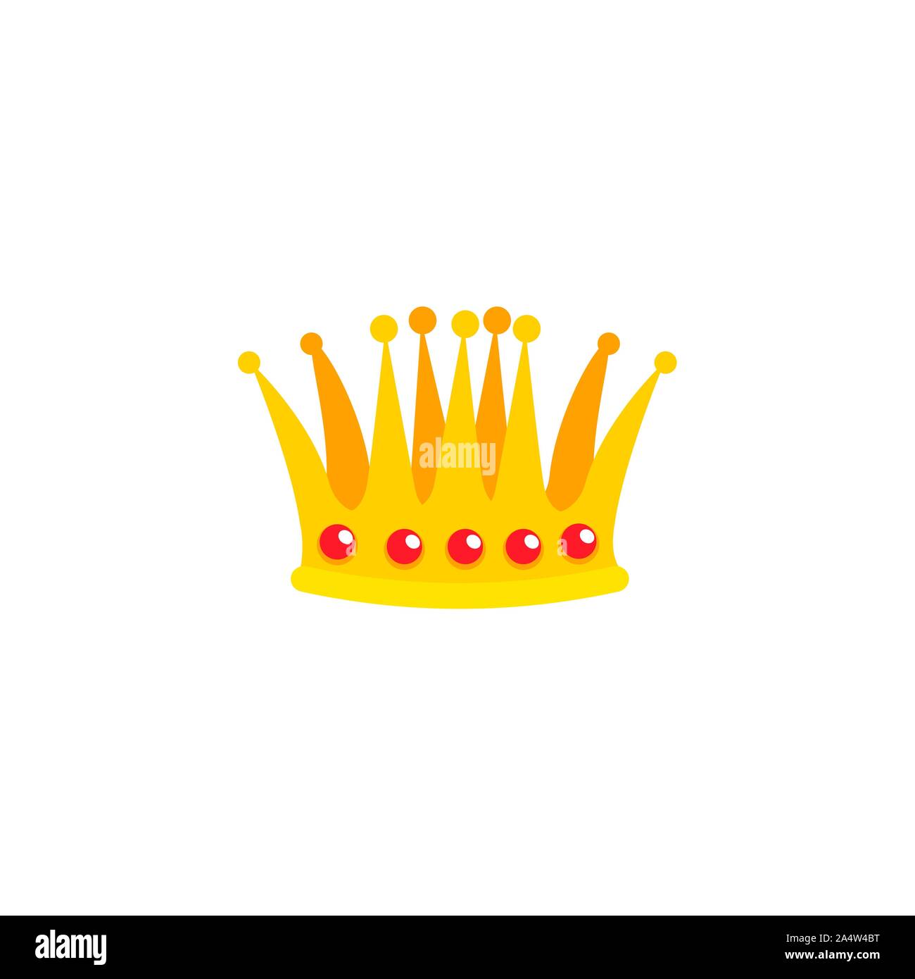 crown gold royal isolated icon Stock Vector Image & Art - Alamy