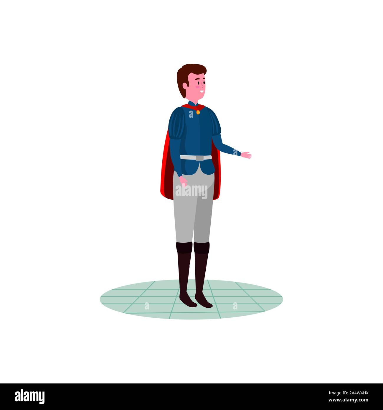 Prince charming costume Stock Vector Images - Alamy