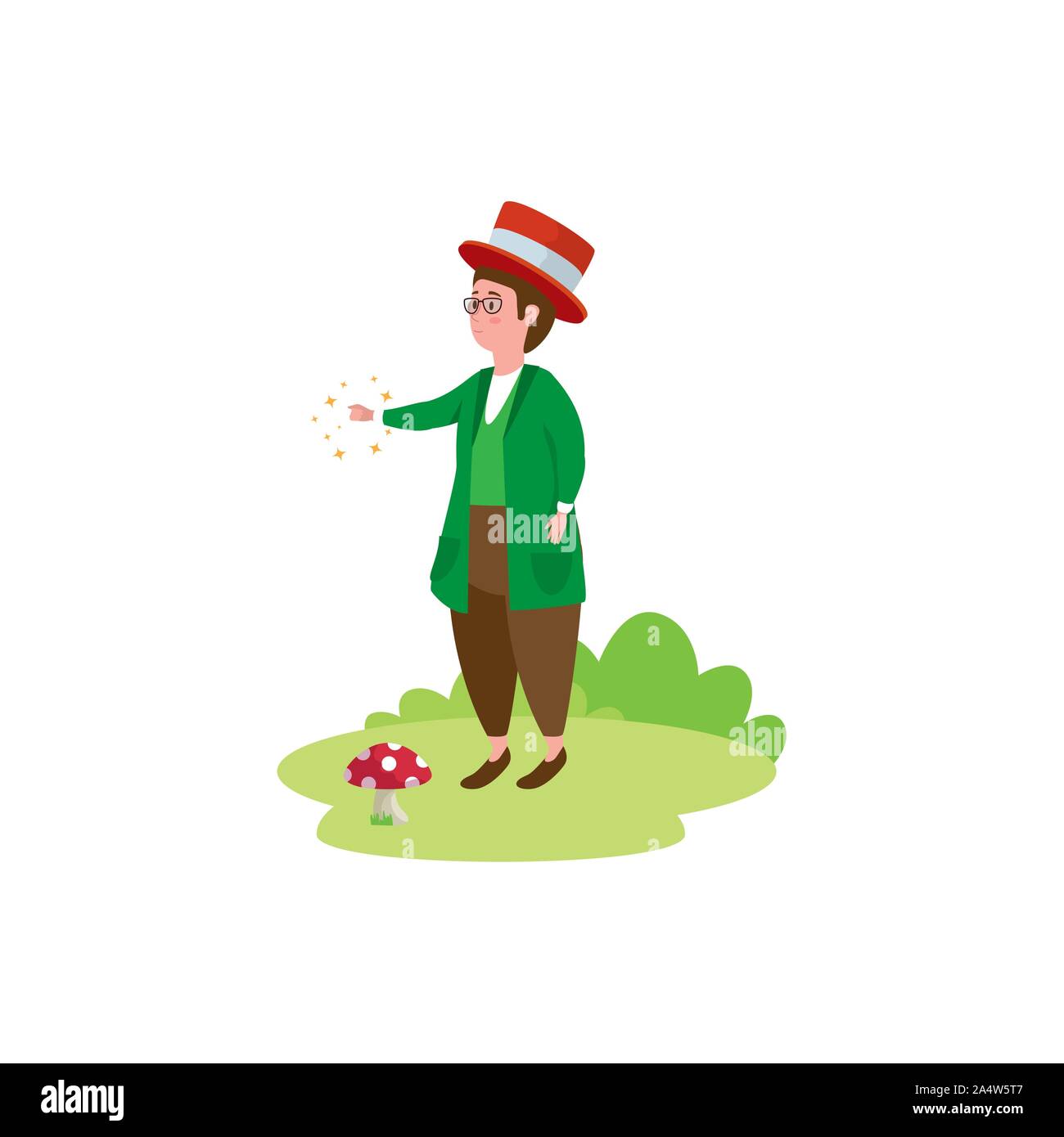 man character fantasy magic icon Stock Vector Image & Art - Alamy