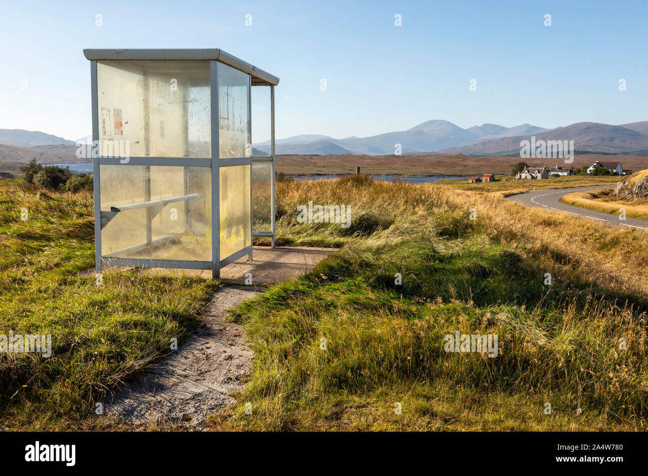 Remote bus stop hi-res stock photography and images - Alamy