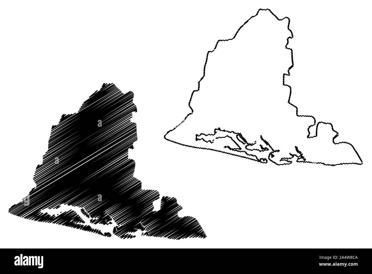 Usulutan vector map hi-res stock photography and images - Alamy
