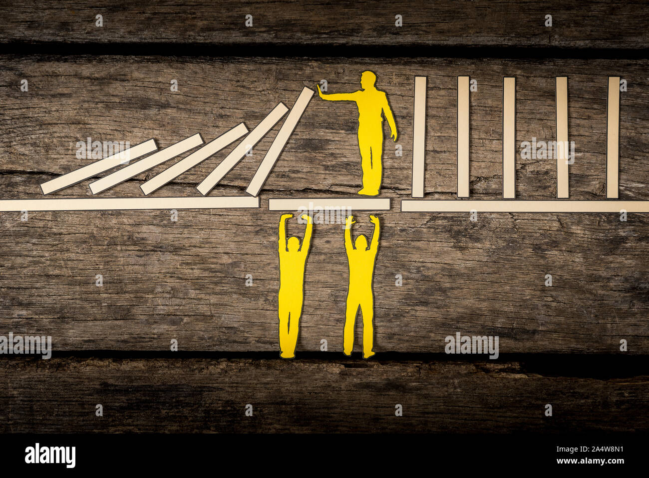Two falling figures hi-res stock photography and images - Alamy