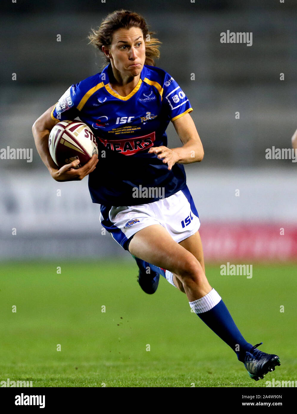 Leeds Rhino's women Courtney Hill in action during the Betfred Women's ...