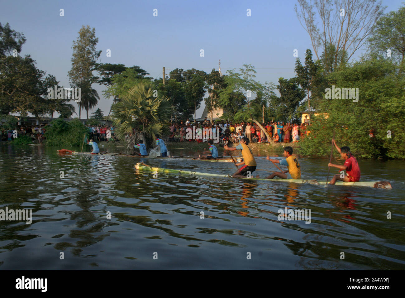 banana raft race is a very popular and entertaining event during the ...