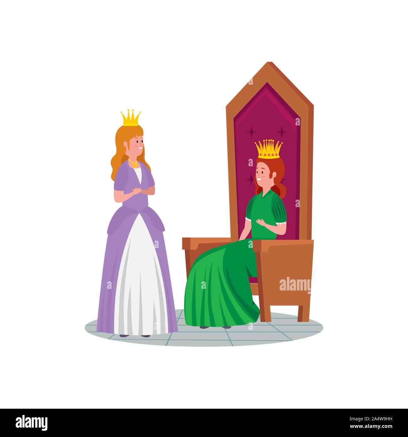 Fairy princesses Stock Vector Images - Alamy