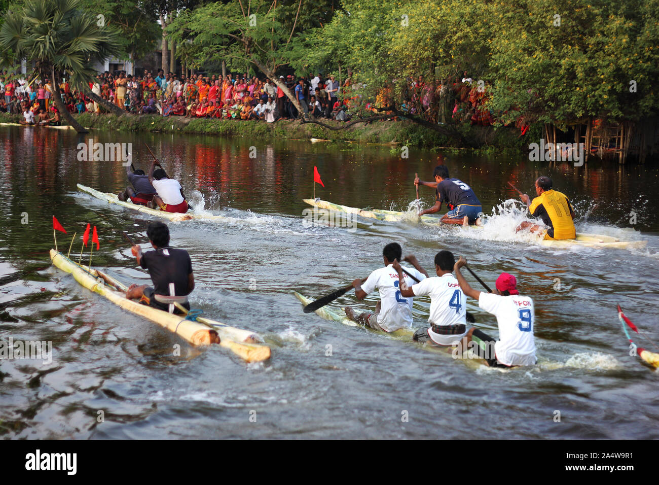 banana raft race is a very popular and entertaining event during the ...