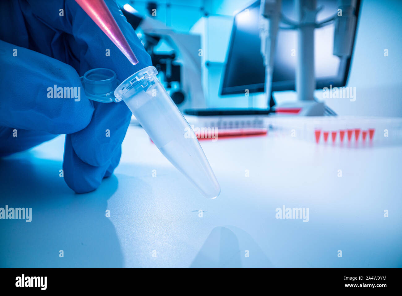 sample of biological sample for DNA analysis Stock Photo - Alamy