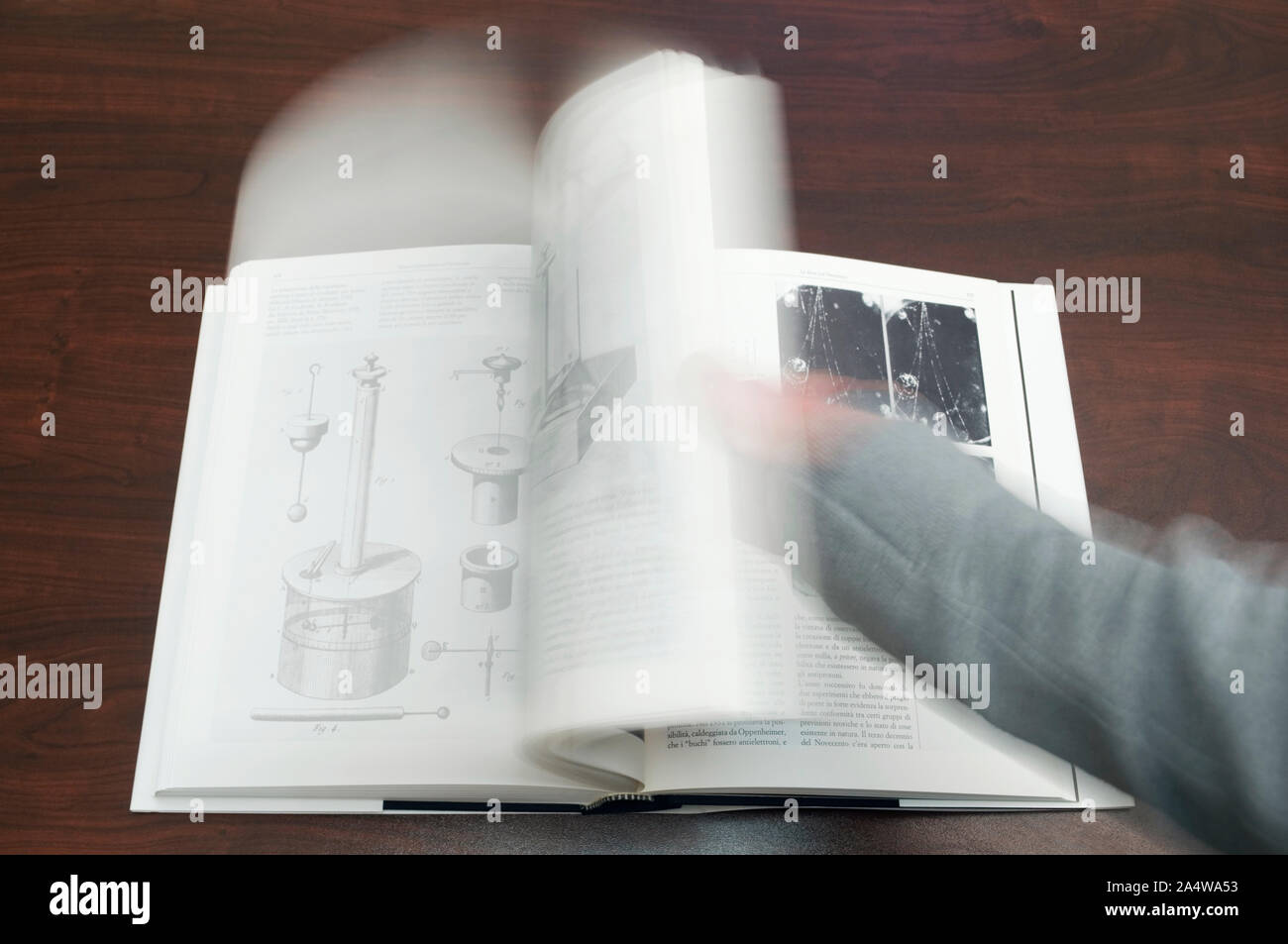 Book pages turning hi-res stock photography and images - Alamy