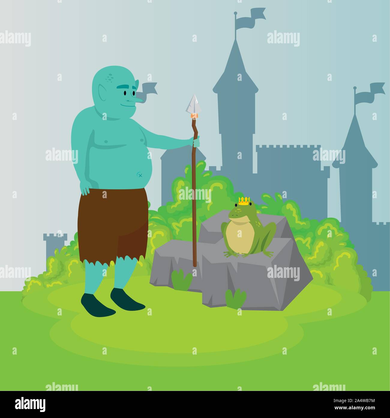 Grumpy toad Stock Vector Images - Alamy