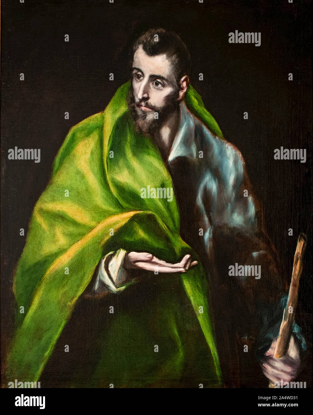 El Greco, Apostle Saint James the Greater, painting, 1610-1614 Stock ...