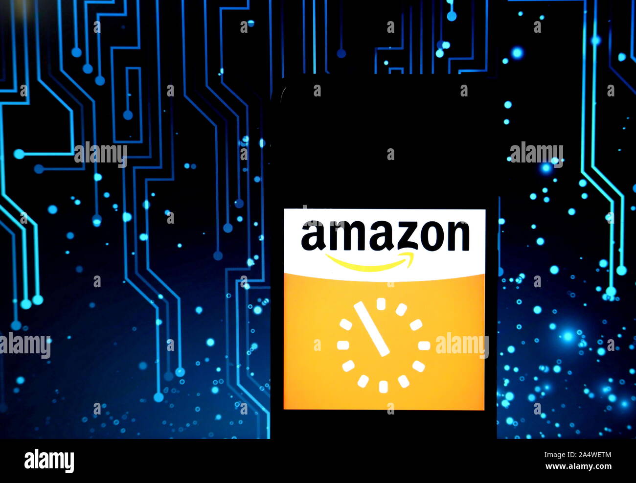 In this photo illustration an American multinational technology company ...