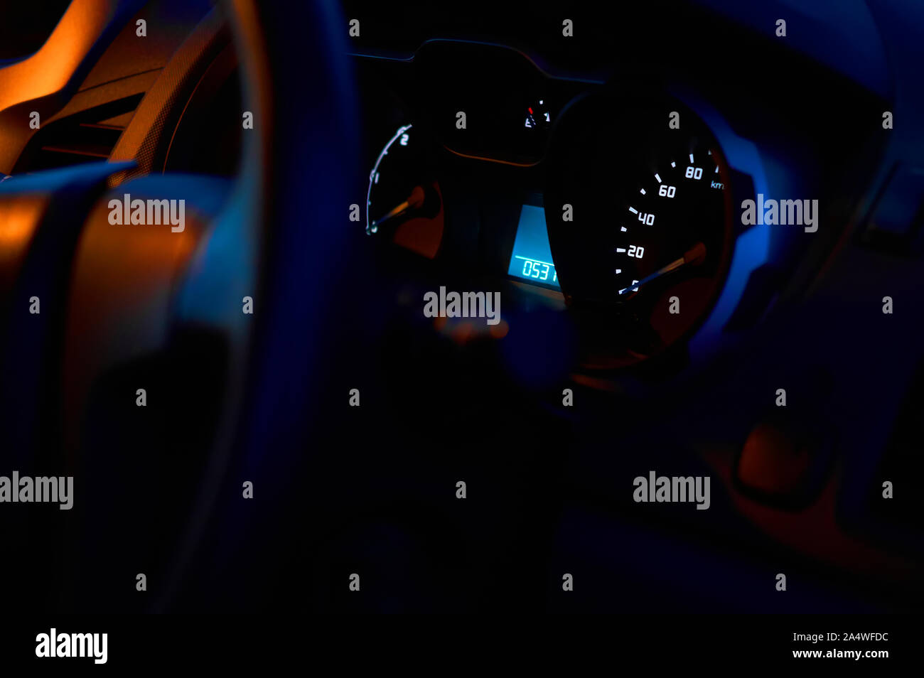 Side view of car dashboard Stock Photo - Alamy