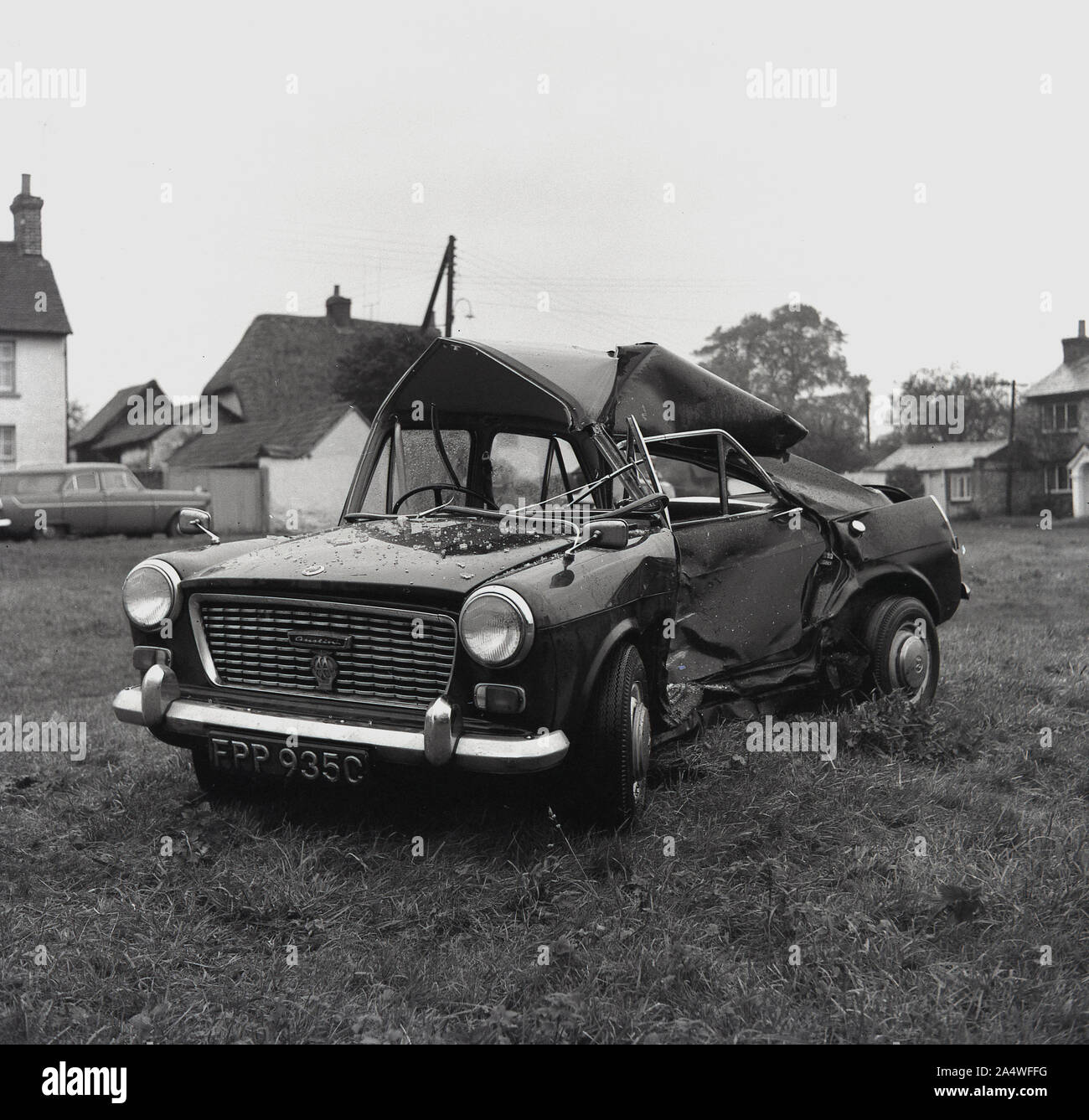 1960s, historical, in the village of Haddon, Buckinghamshire, England ...