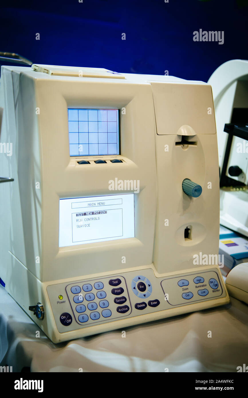 Modern automatic sperm analyzing machine in medical lab Stock Photo - Alamy