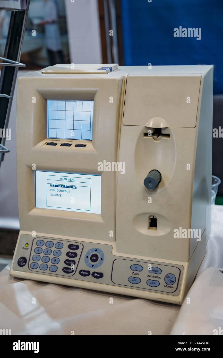 Modern automatic sperm analyzing machine in medical lab Stock Photo - Alamy