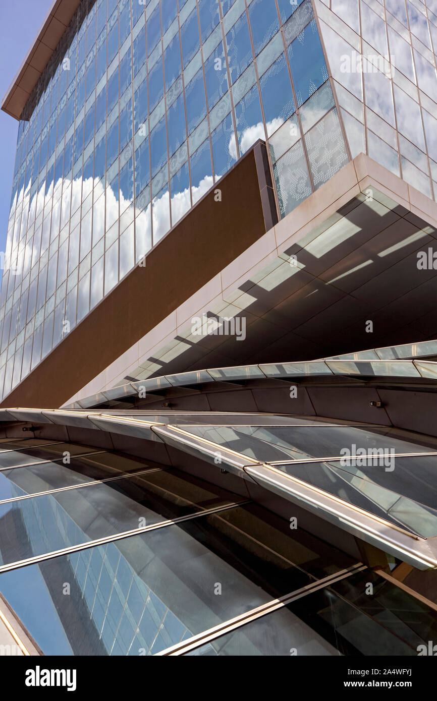 The Vattanac Capital building, which includes an indoor mall, is one of ...