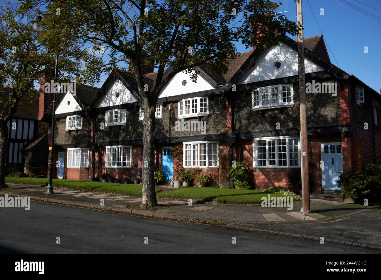 terrace of four houses by douglas and fordham Port Sunlight England UK ...