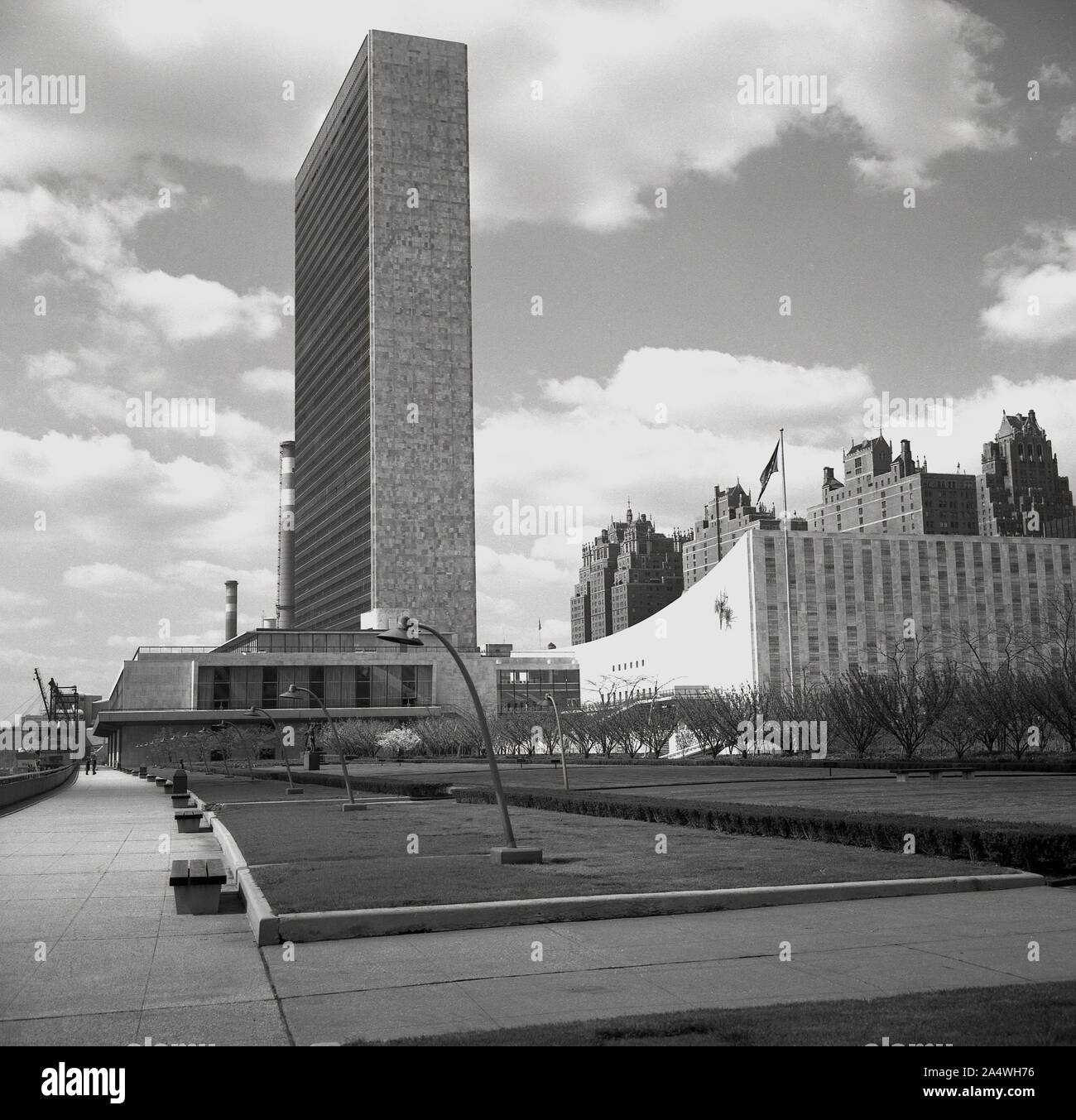 1960s, historical, view from this era of the global Headquarters of ...