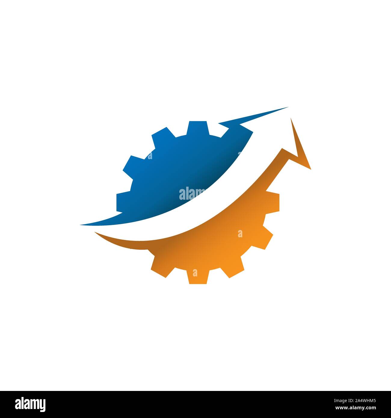 Business finance logo design vector. Logo with graph bar and arrow ...