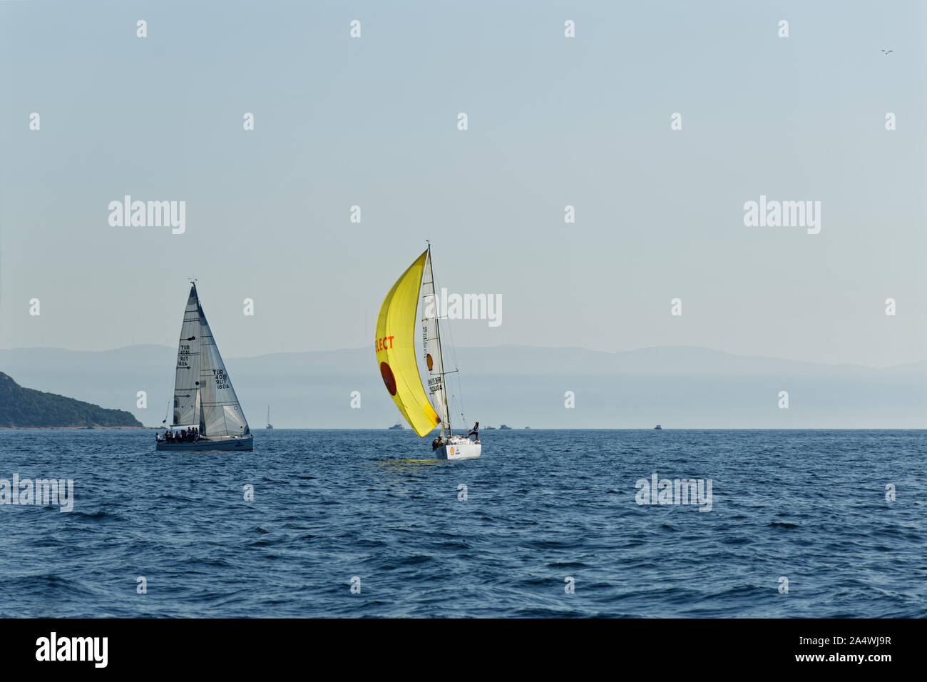 Caddebostan, Istanbul / Turkey - September 29 2019: ODTU and Shell ...