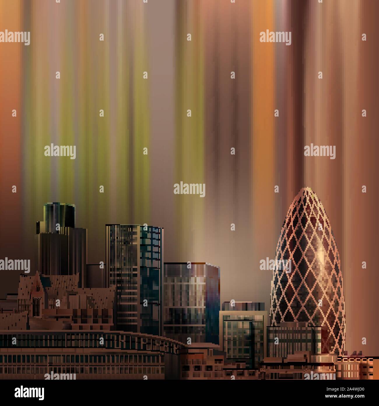 Beautiful london view Stock Vector Images - Alamy