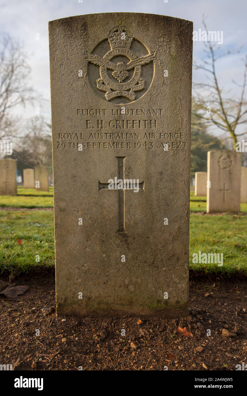 Commonwealth War Graves Commission Grave of Ernest Hamilton Griffith of ...