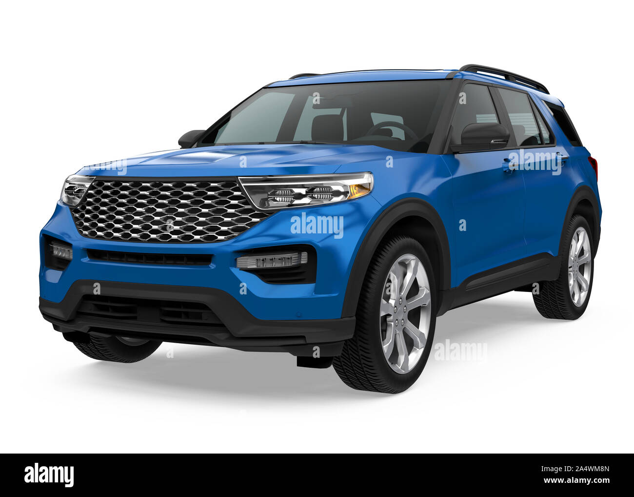 SUV Car Isolated Stock Photo - Alamy
