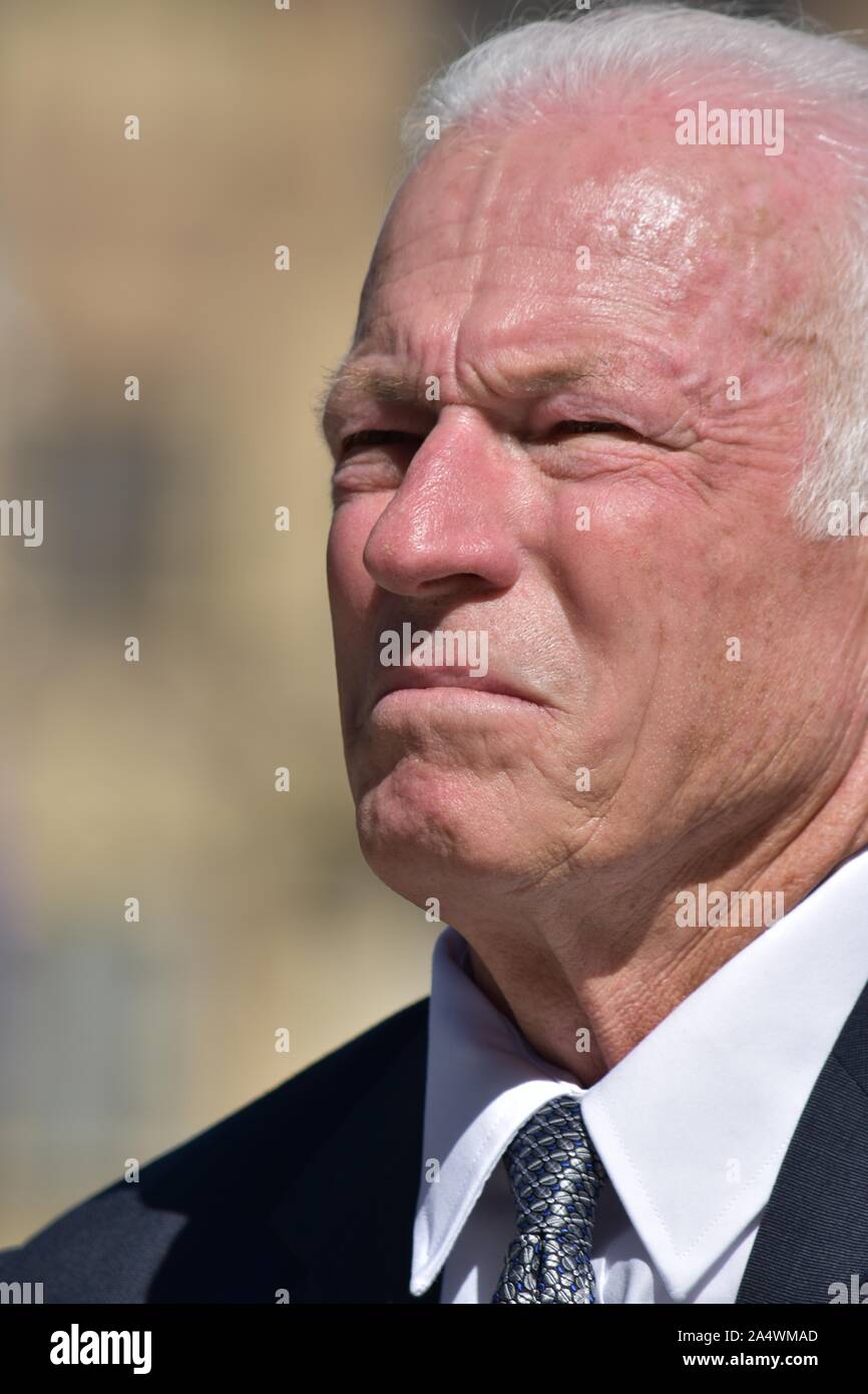Serious Senior Business Man Stock Photo - Alamy