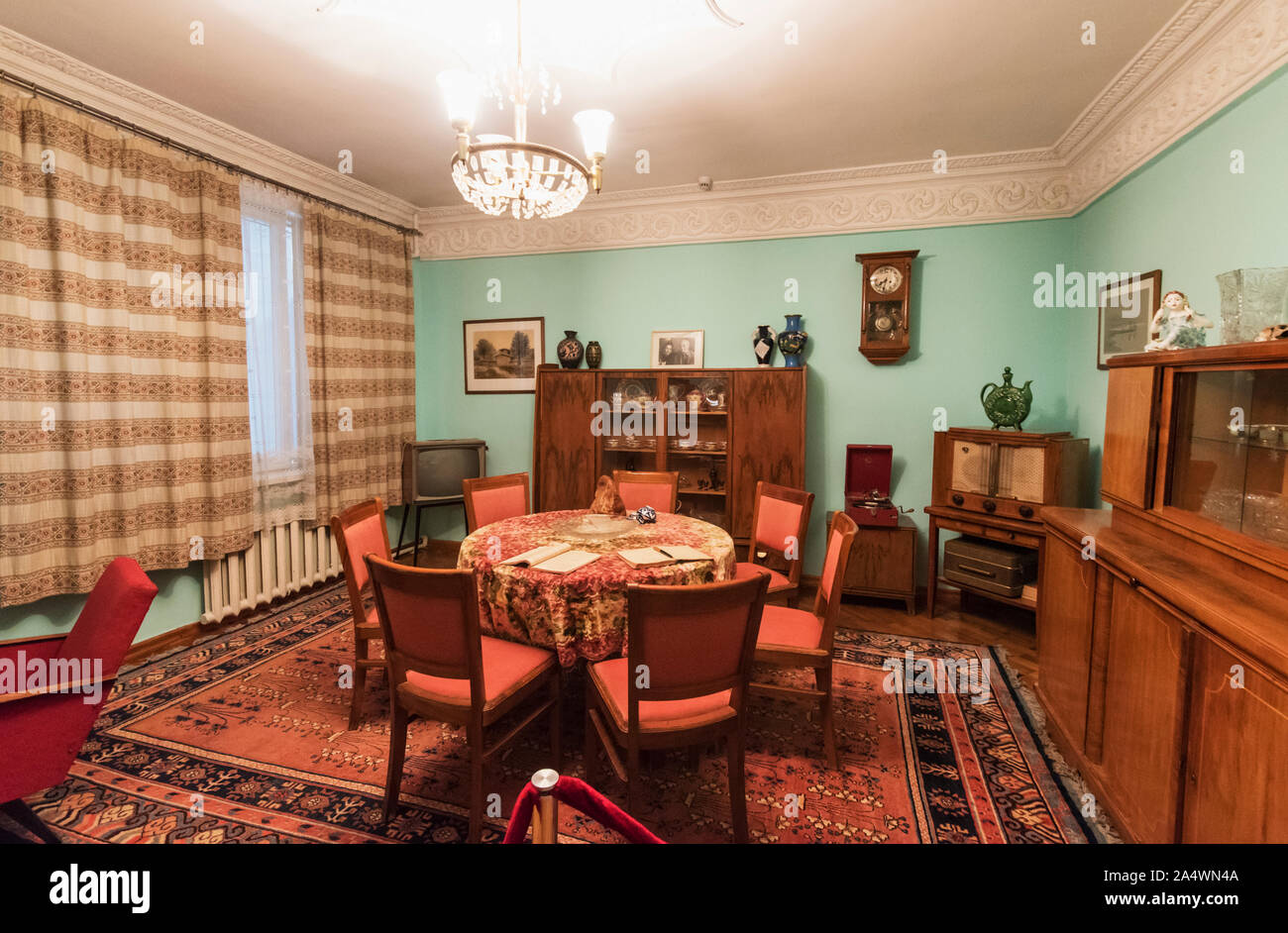 The soviet-era living room of the great uzbek writer and dramatist ...