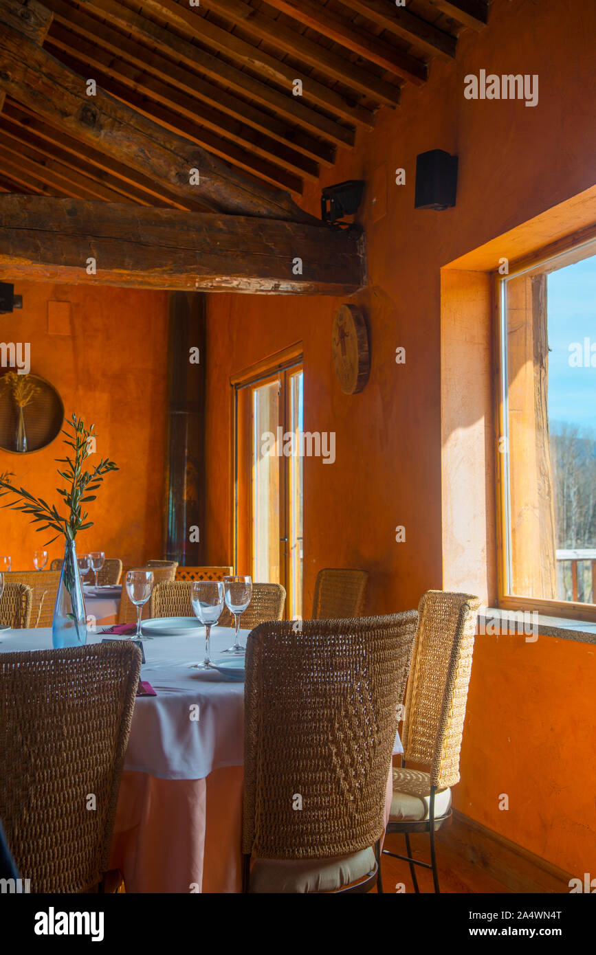 Restaurant, indoor view Stock Photo - Alamy