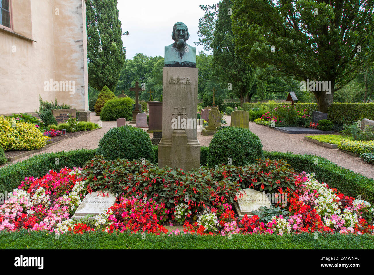 World heritage Corlvey Castle, former Benedictine abtei, near Höxter ...